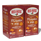 Red Rose pumpkin pie herbal tea bags