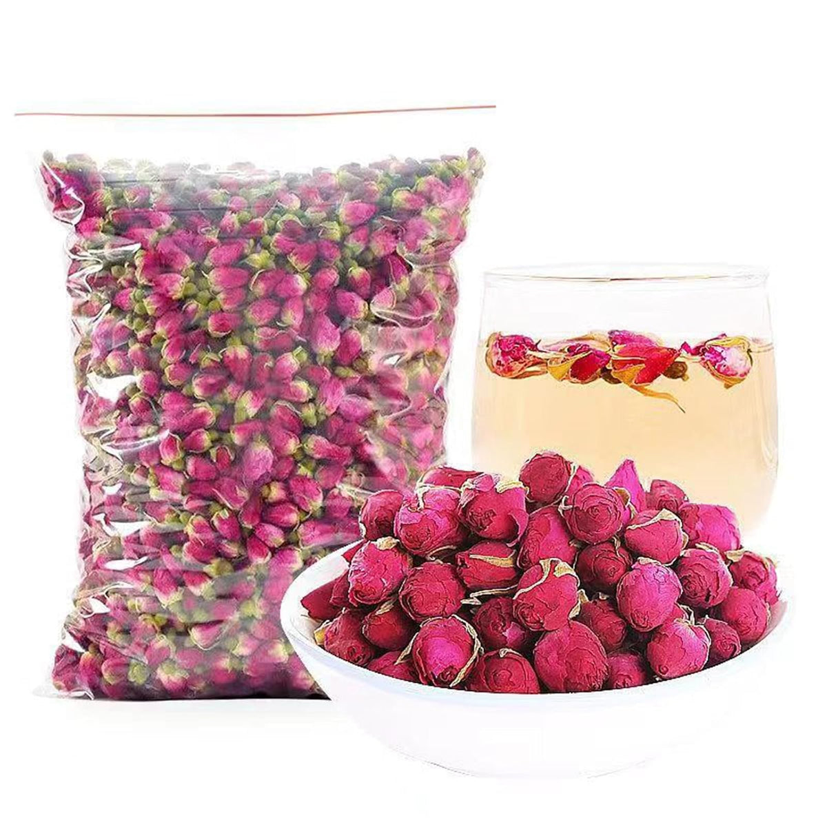 Red Rose Tea dried rosebud flowers