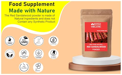 red sandalwood powder for beauty