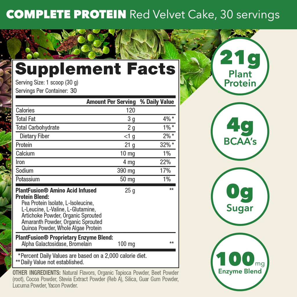 red velvet plant protein blend