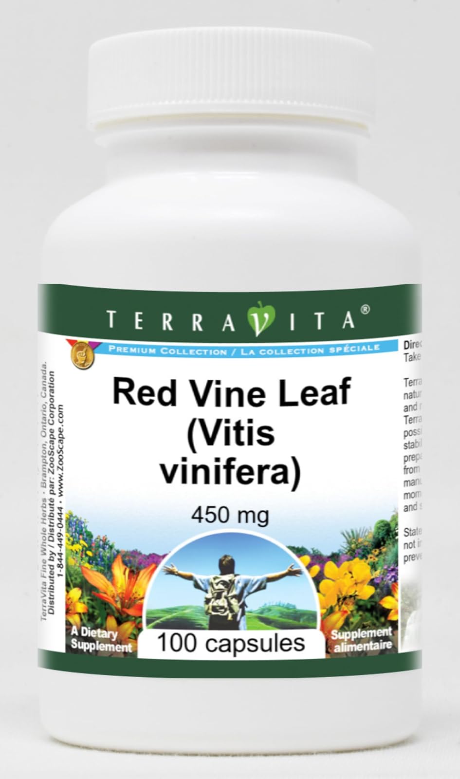 Red Vine Leaf 450 mg capsules