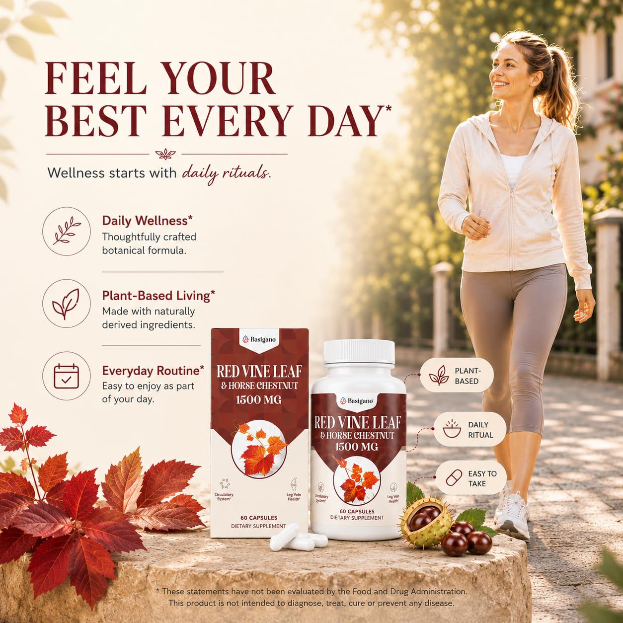 red vine leaf capsules for overall wellness