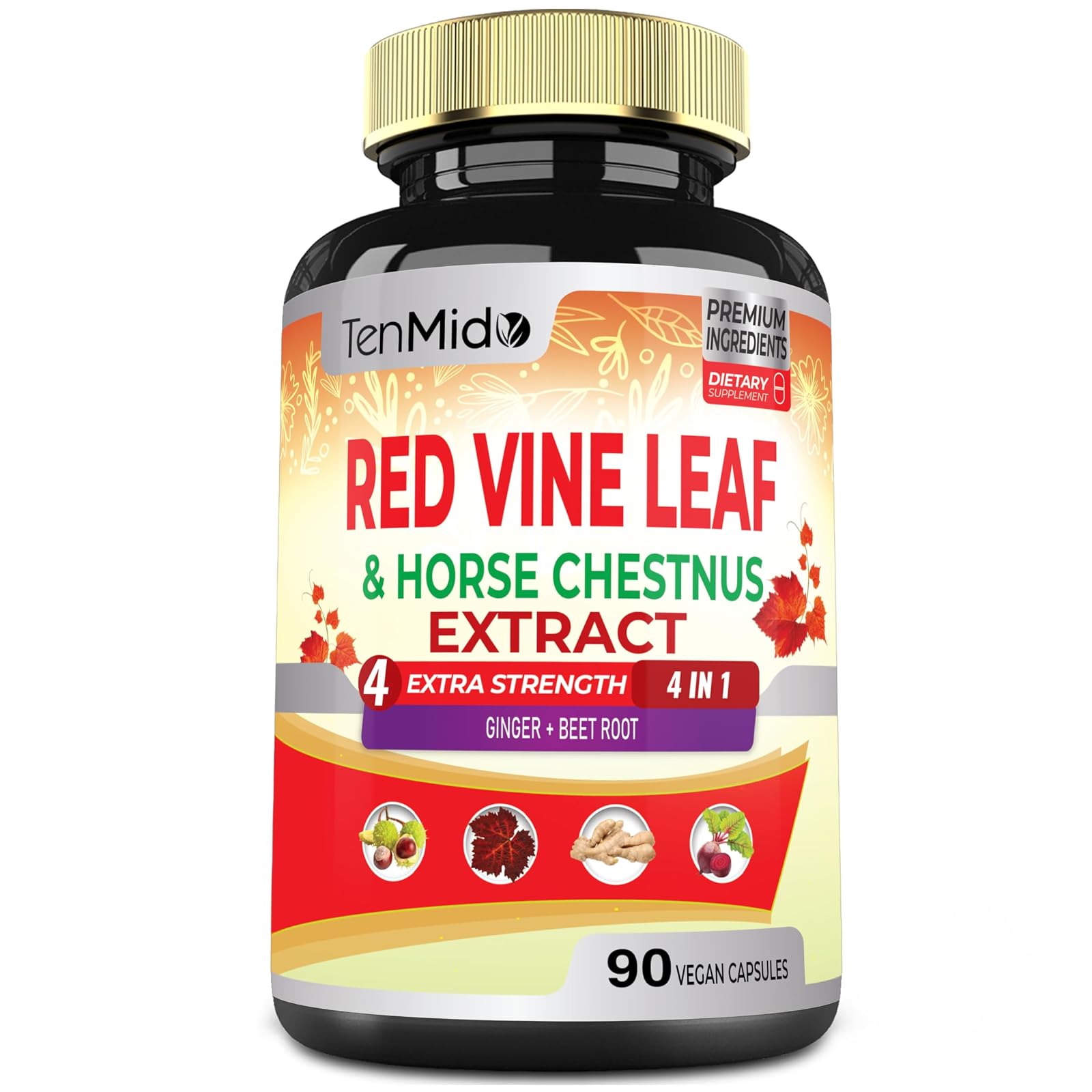 Red Vine Leaf Extract capsules