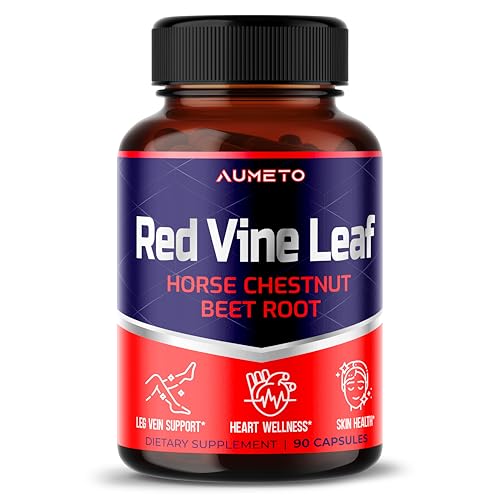 Red Vine Leaf vein strength formula