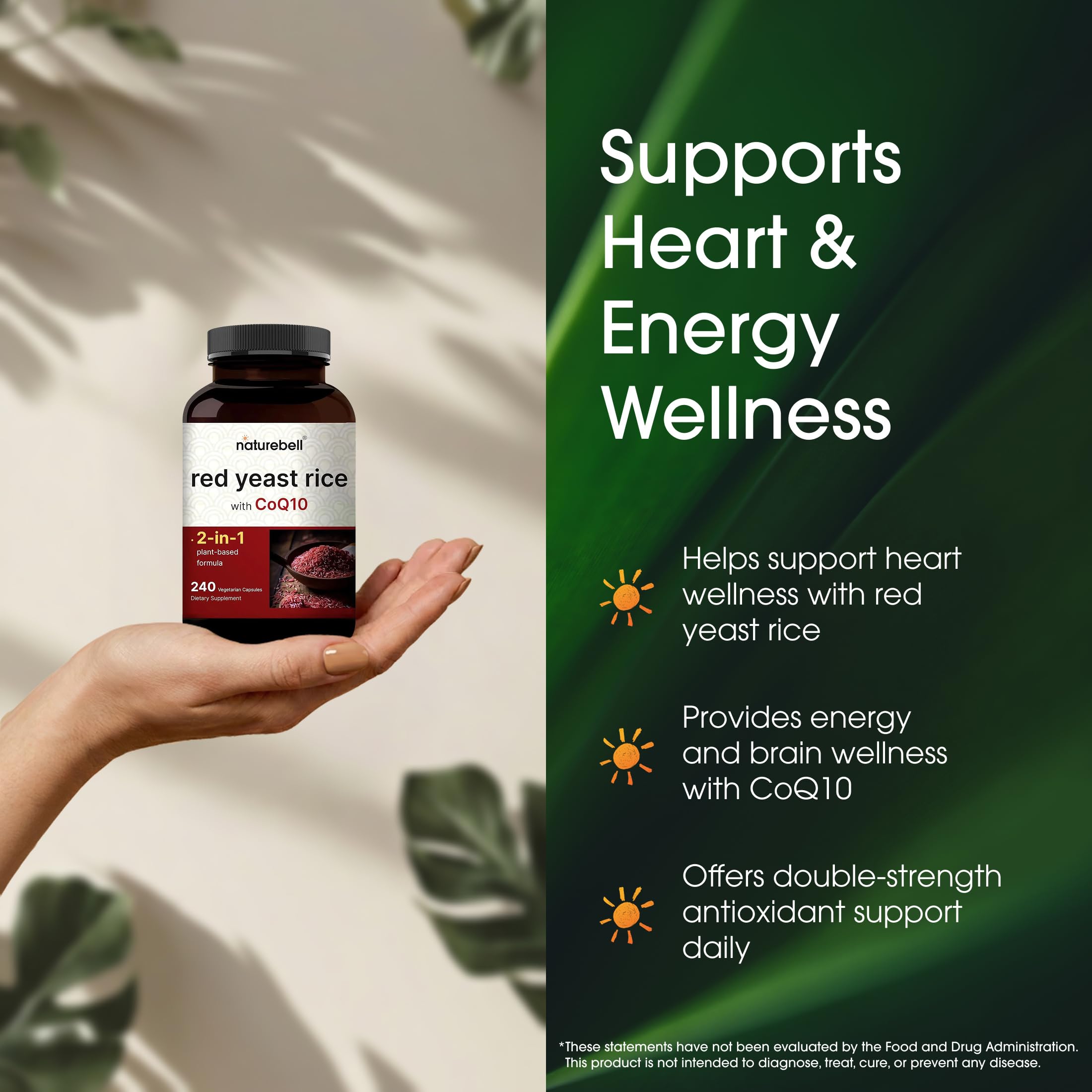 red yeast rice and CoQ10 for vitality