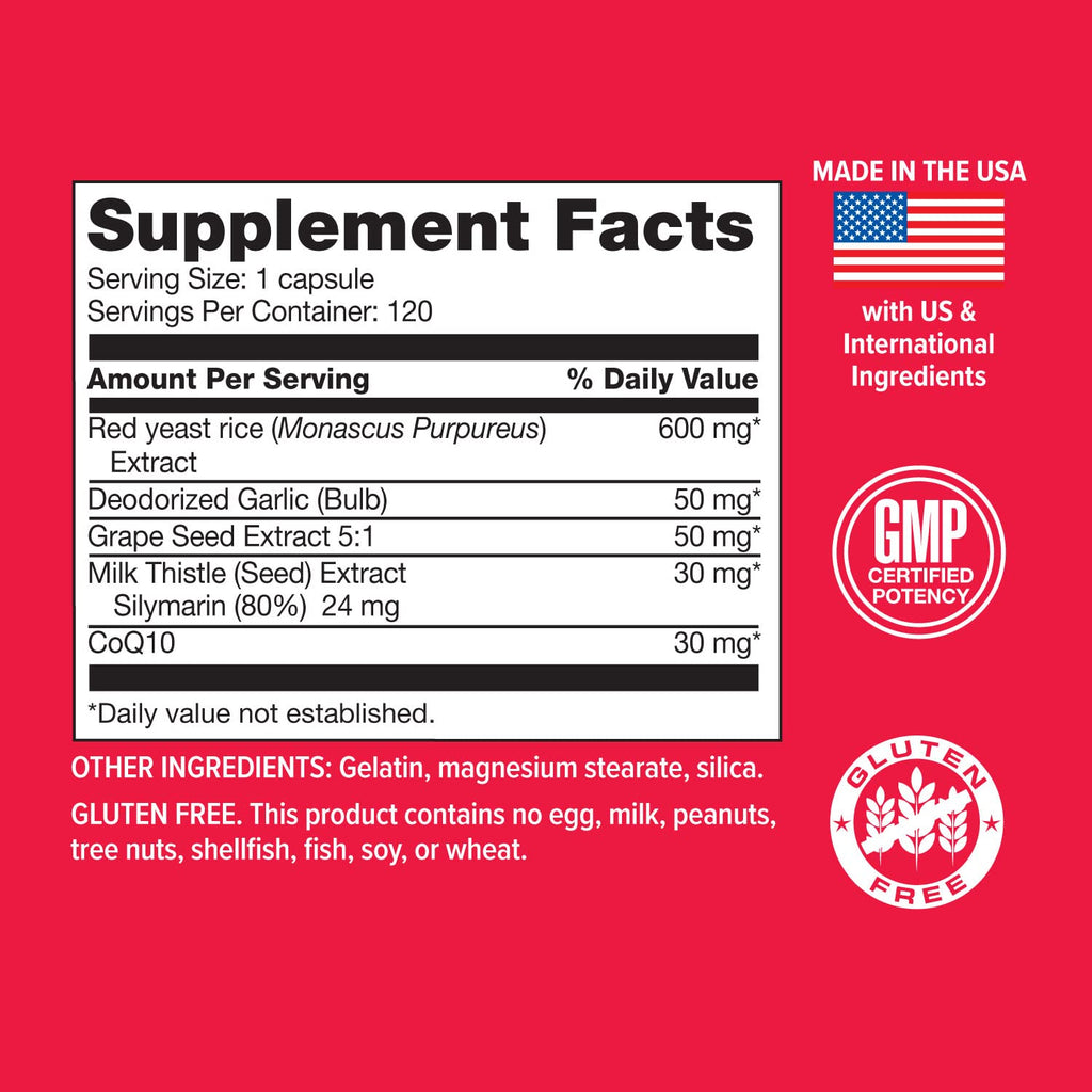 red yeast rice and garlic extract