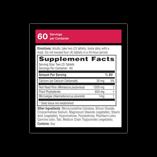 red yeast rice and phytosterols