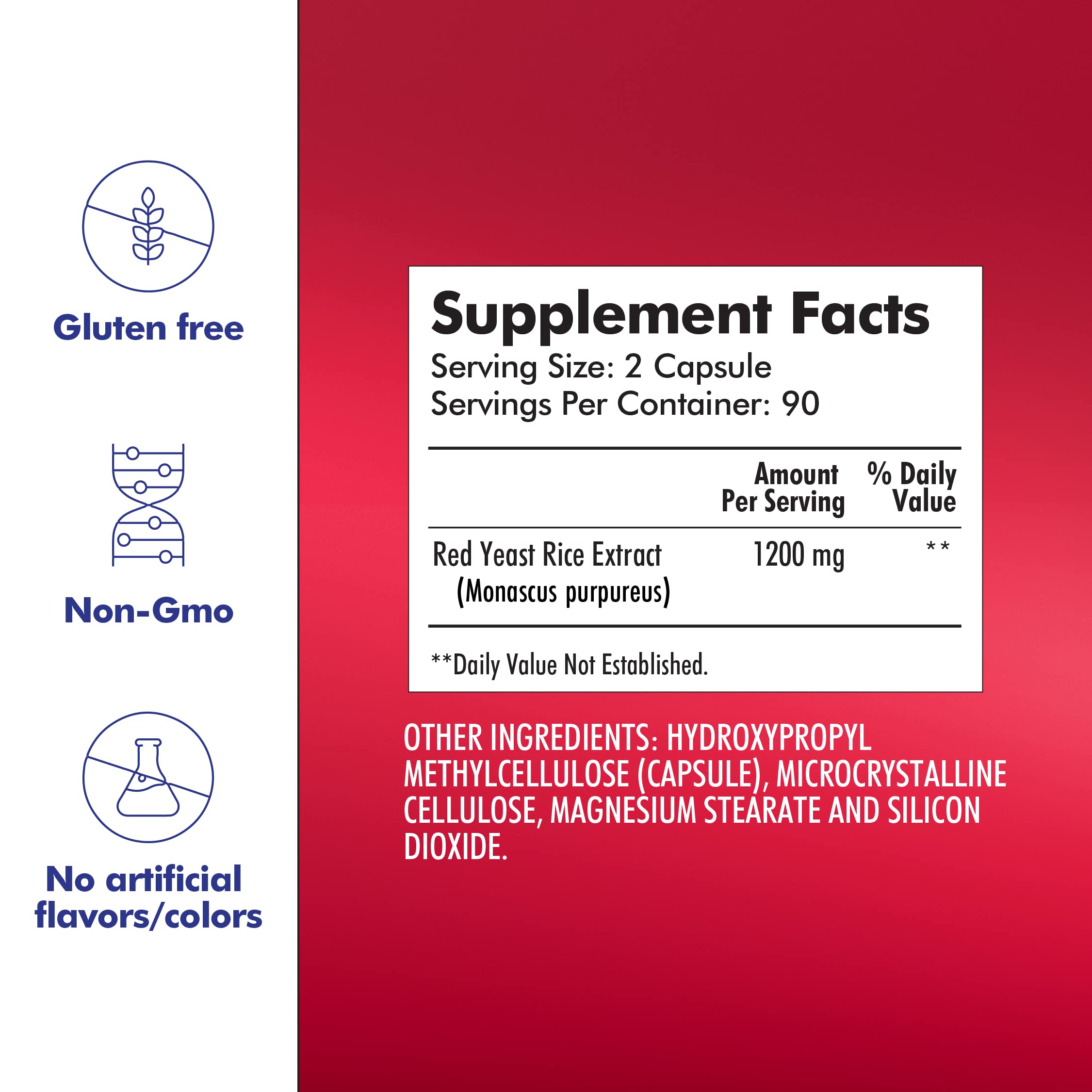 red yeast rice capsules for cholesterol management