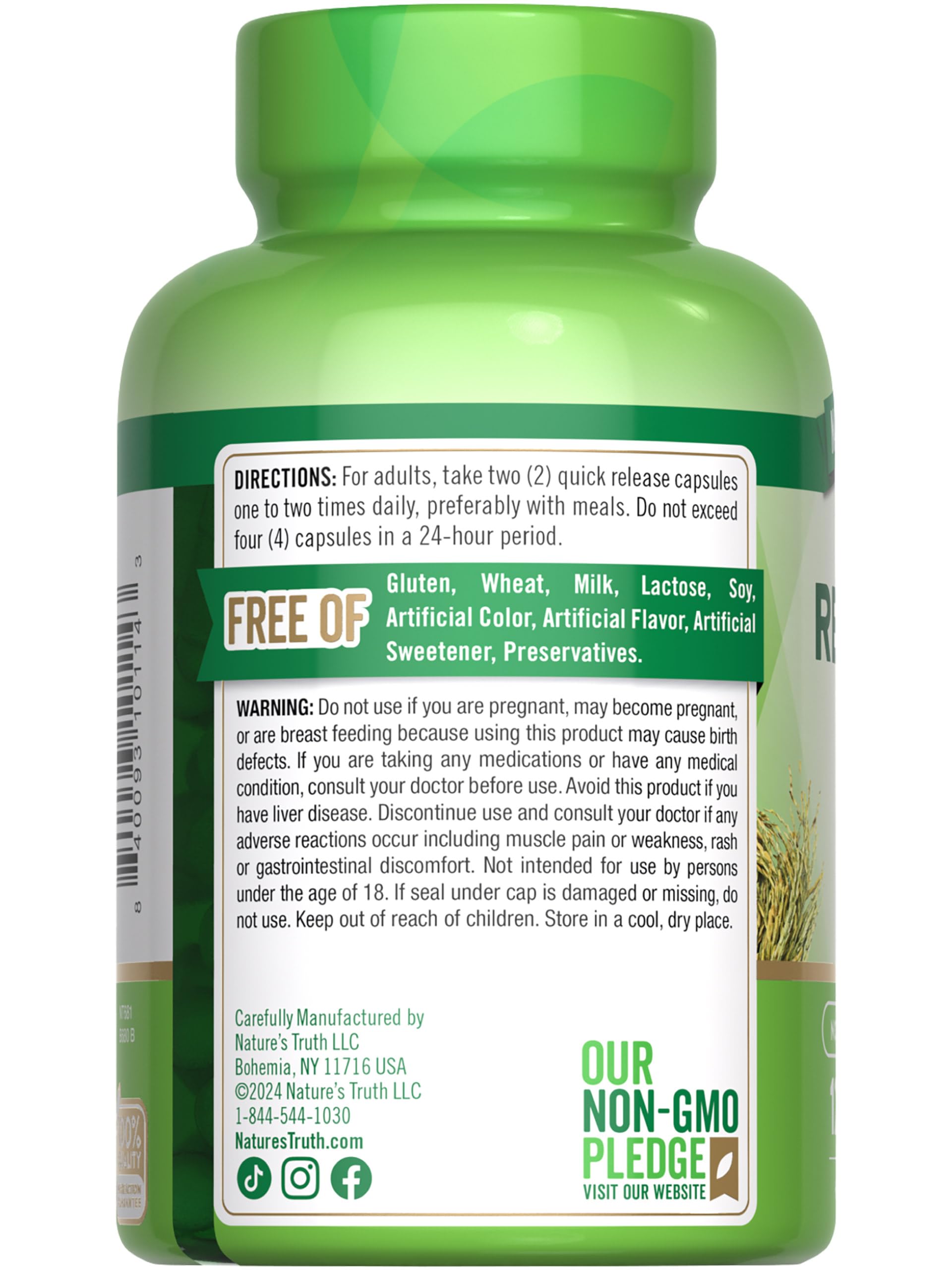 red yeast rice capsules for energy