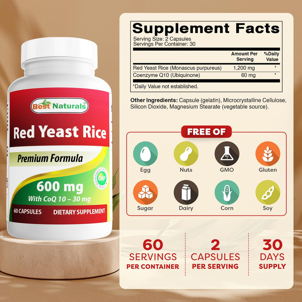 red yeast rice capsules for wellness
