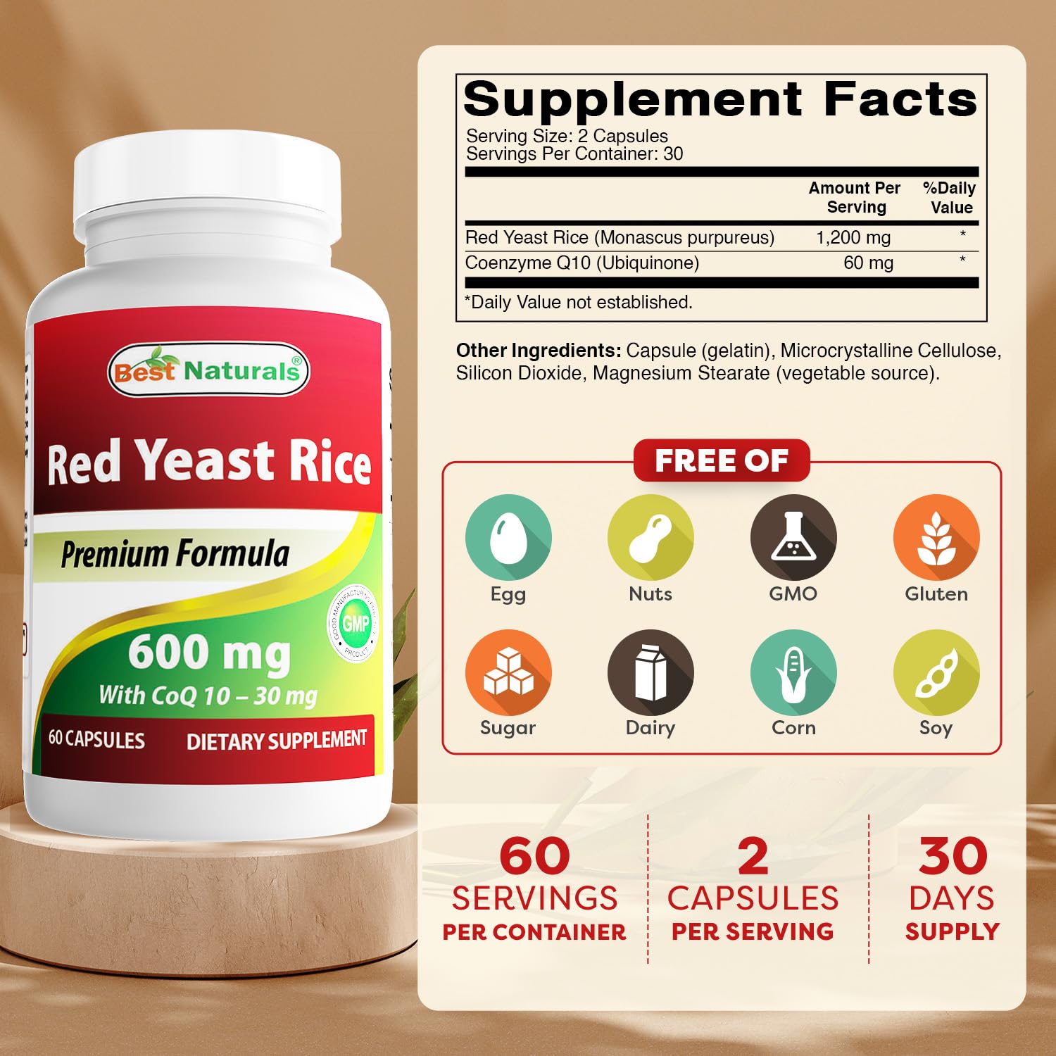red yeast rice capsules for wellness