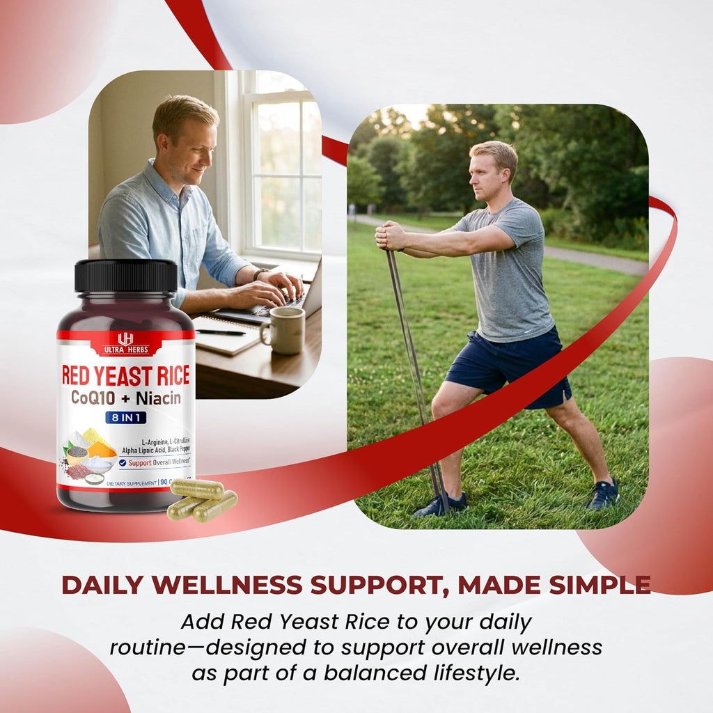 Red Yeast Rice CoQ10 for energy support