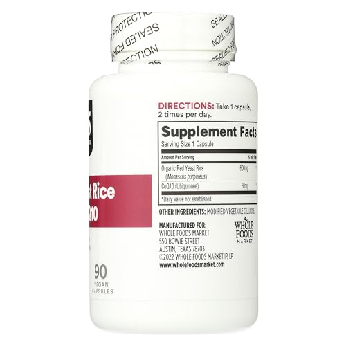 red yeast rice dietary supplement
