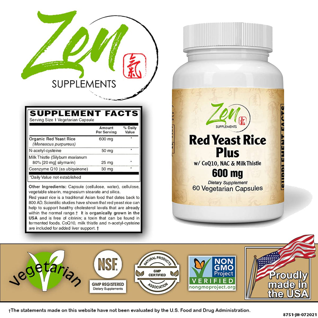 red yeast rice dietary supplement