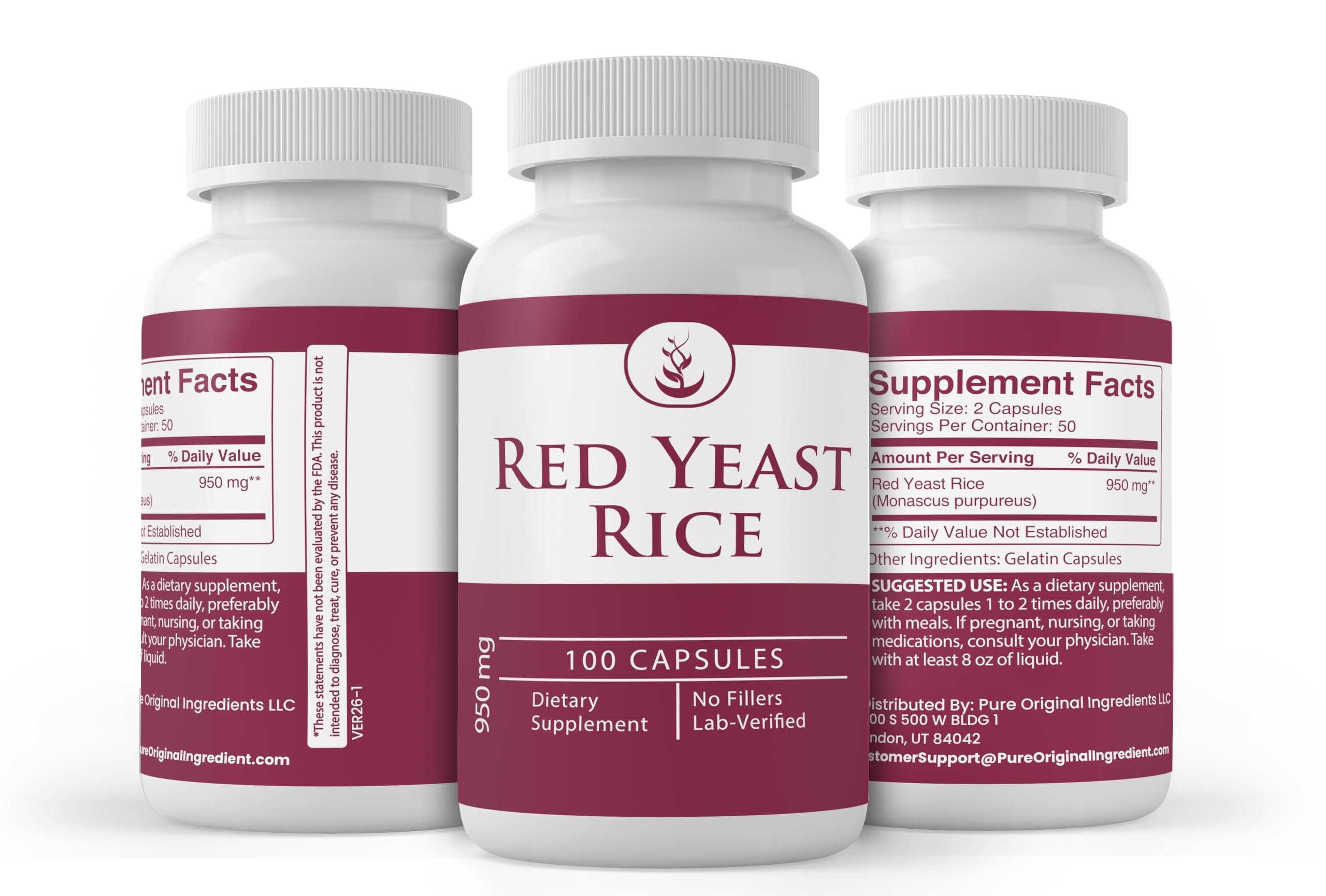 red yeast rice extract with no additives