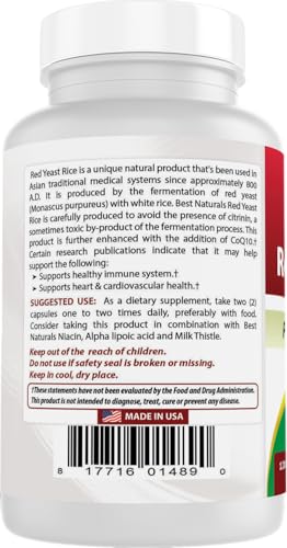 red yeast rice for cardiovascular health