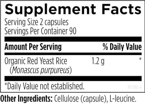 red yeast rice for cholesterol support