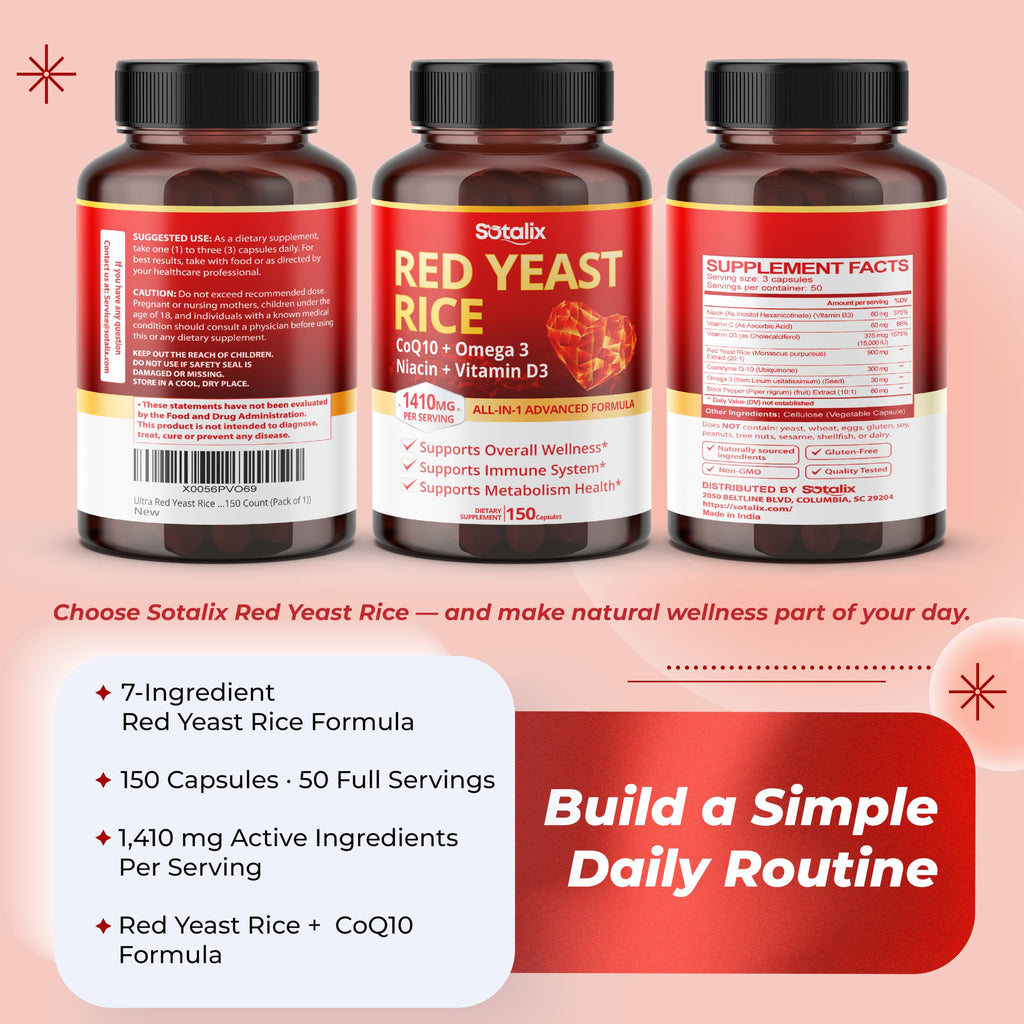red yeast rice for healthy cholesterol levels