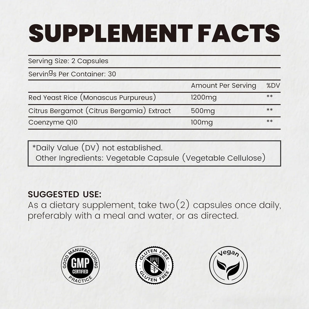 red yeast rice for heart health
