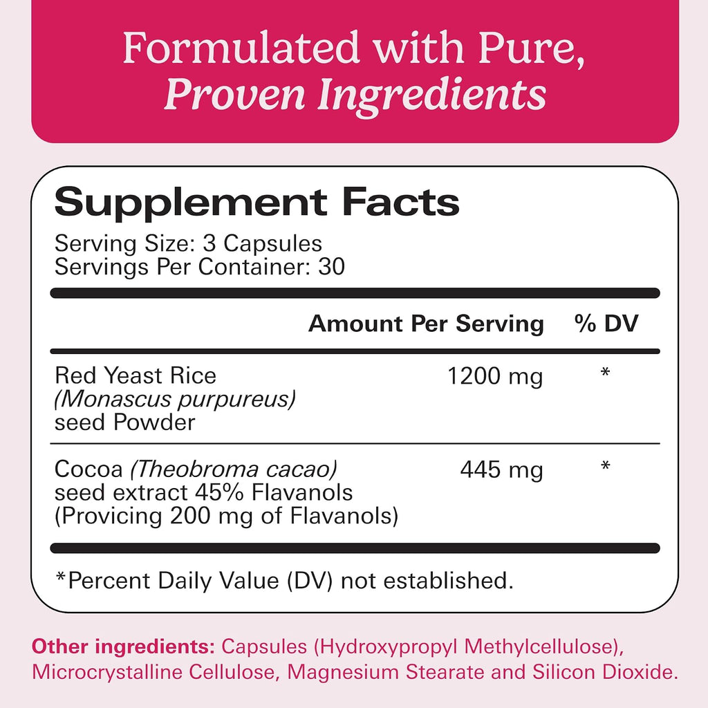 Red yeast rice for heart health