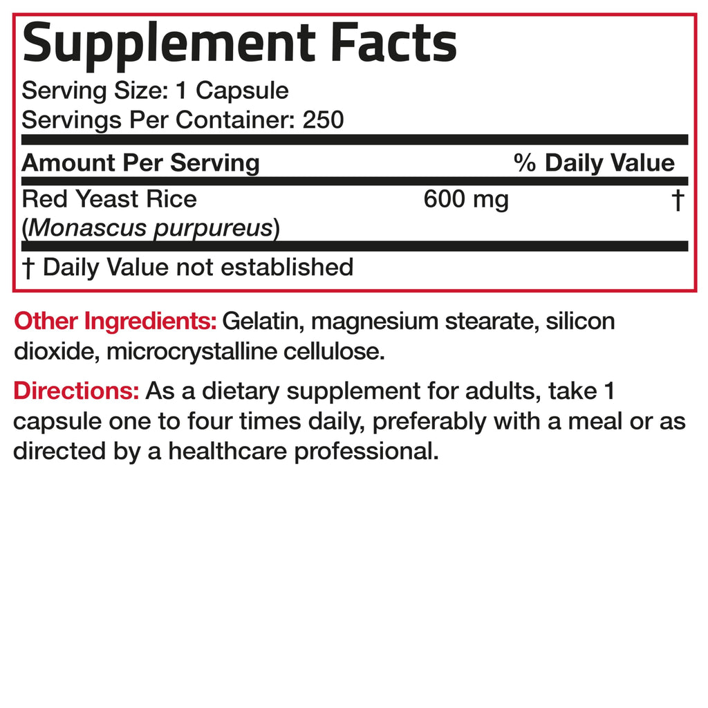 red yeast rice for overall health