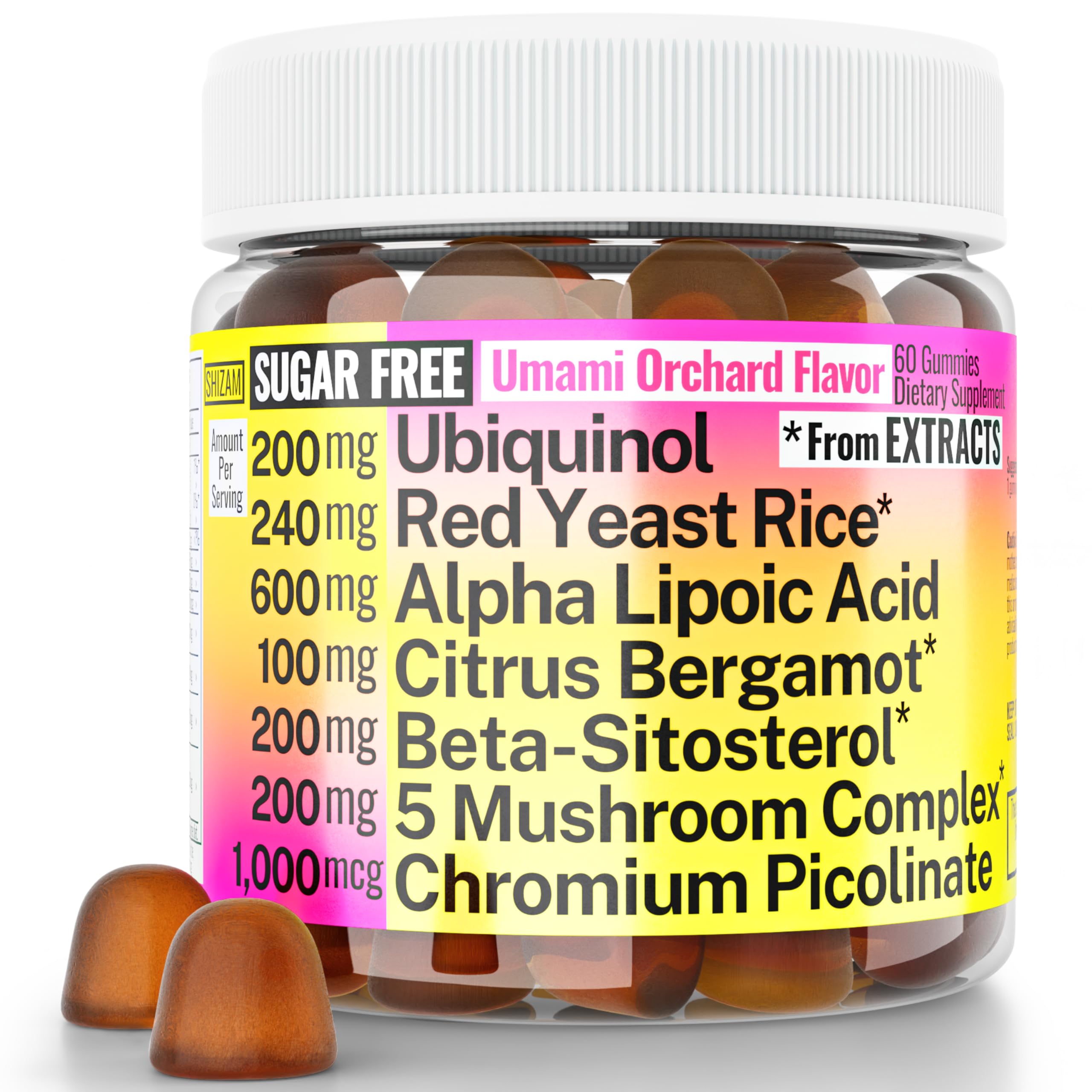 red yeast rice gummies for cholesterol
