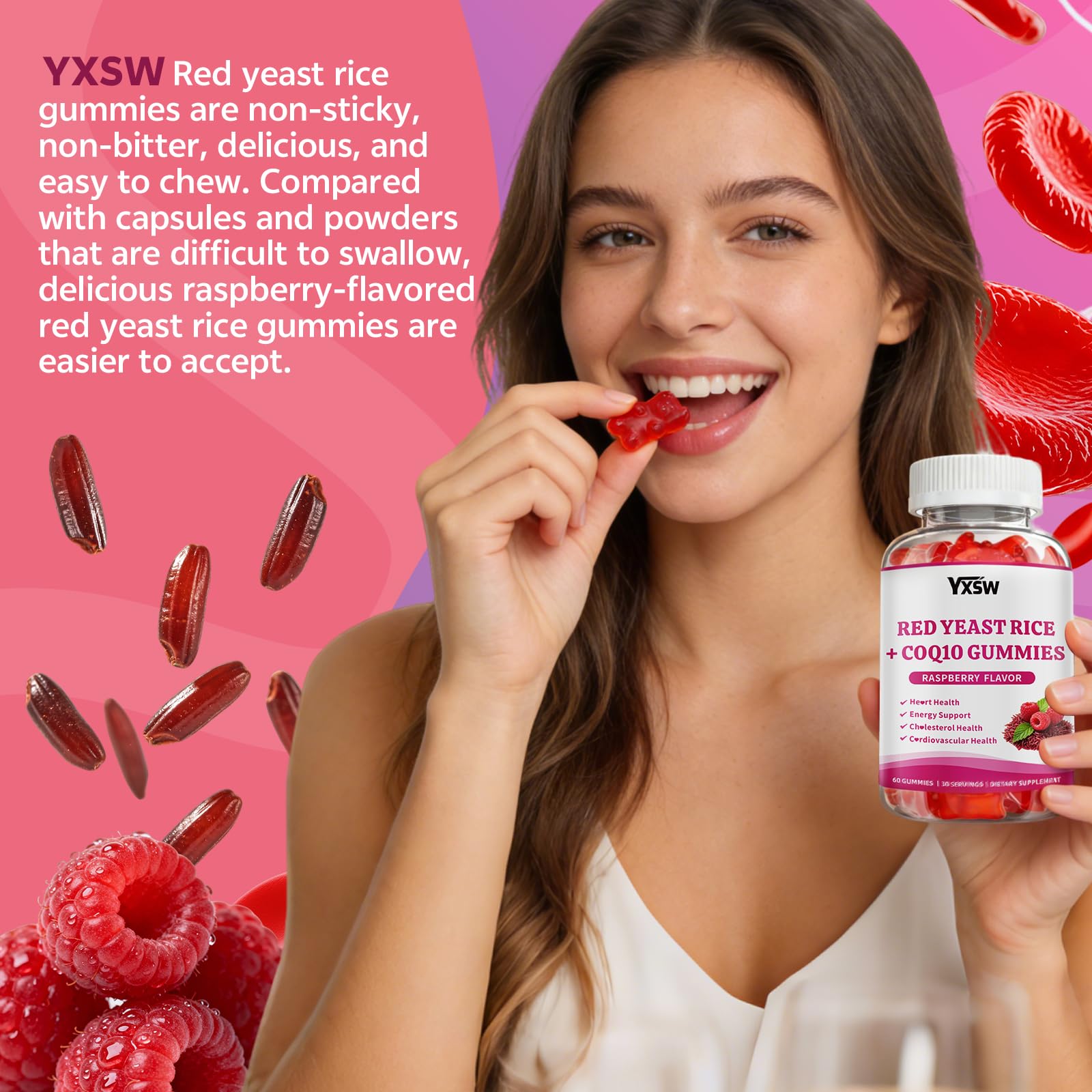 Red Yeast Rice gummies for daily wellness
