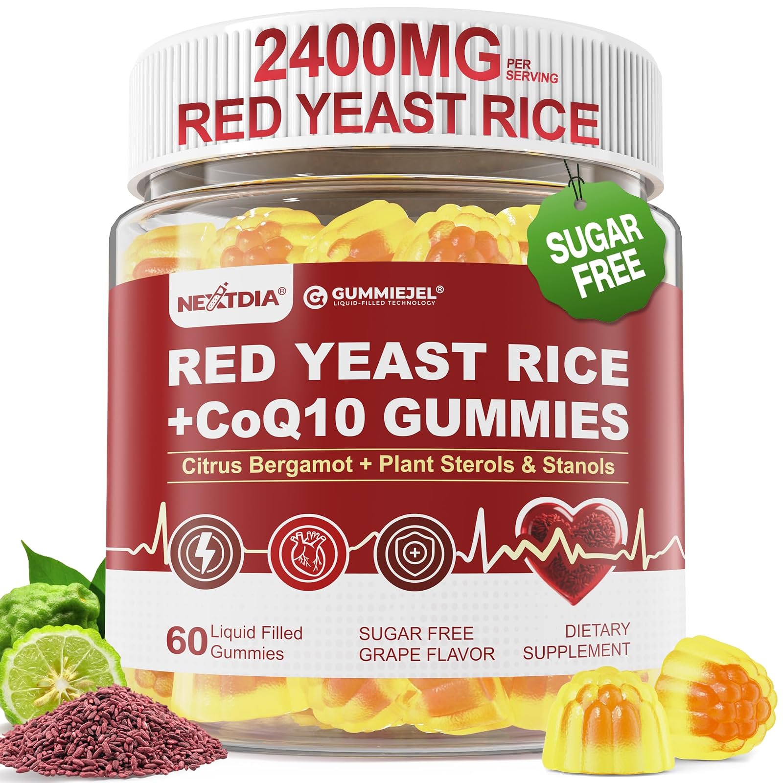 red yeast rice gummies for heart health