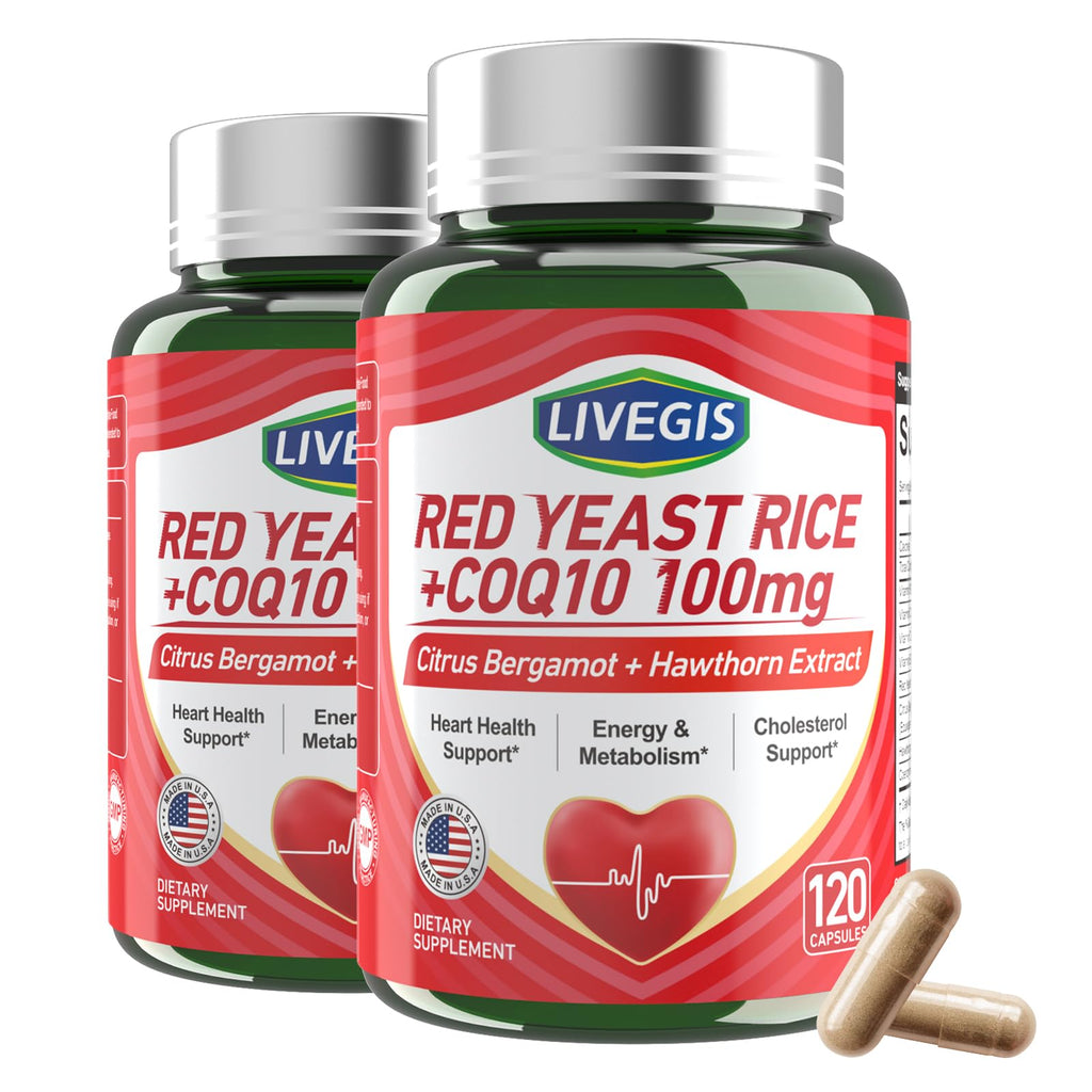 red yeast rice heart health supplement