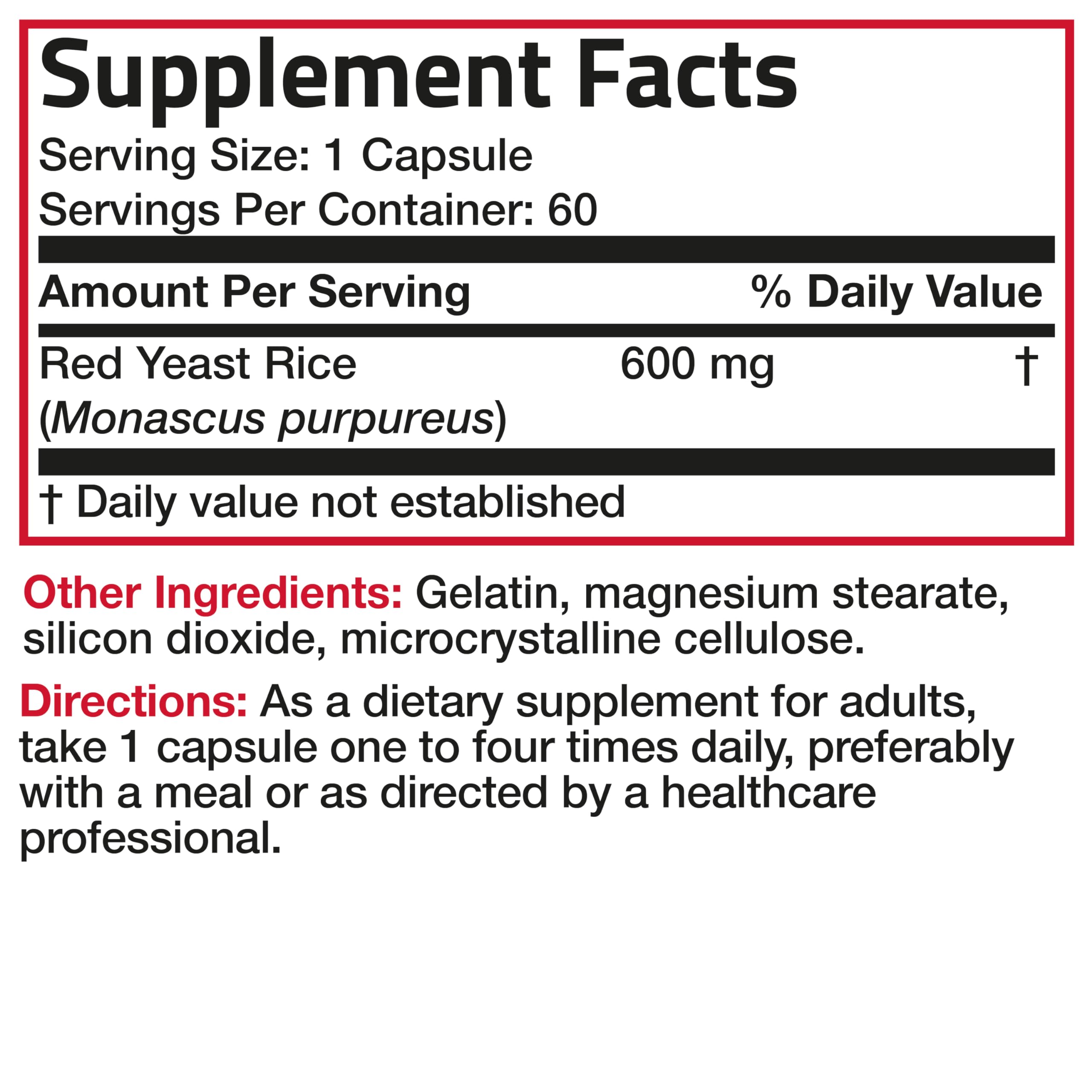 red yeast rice plus for enhanced support