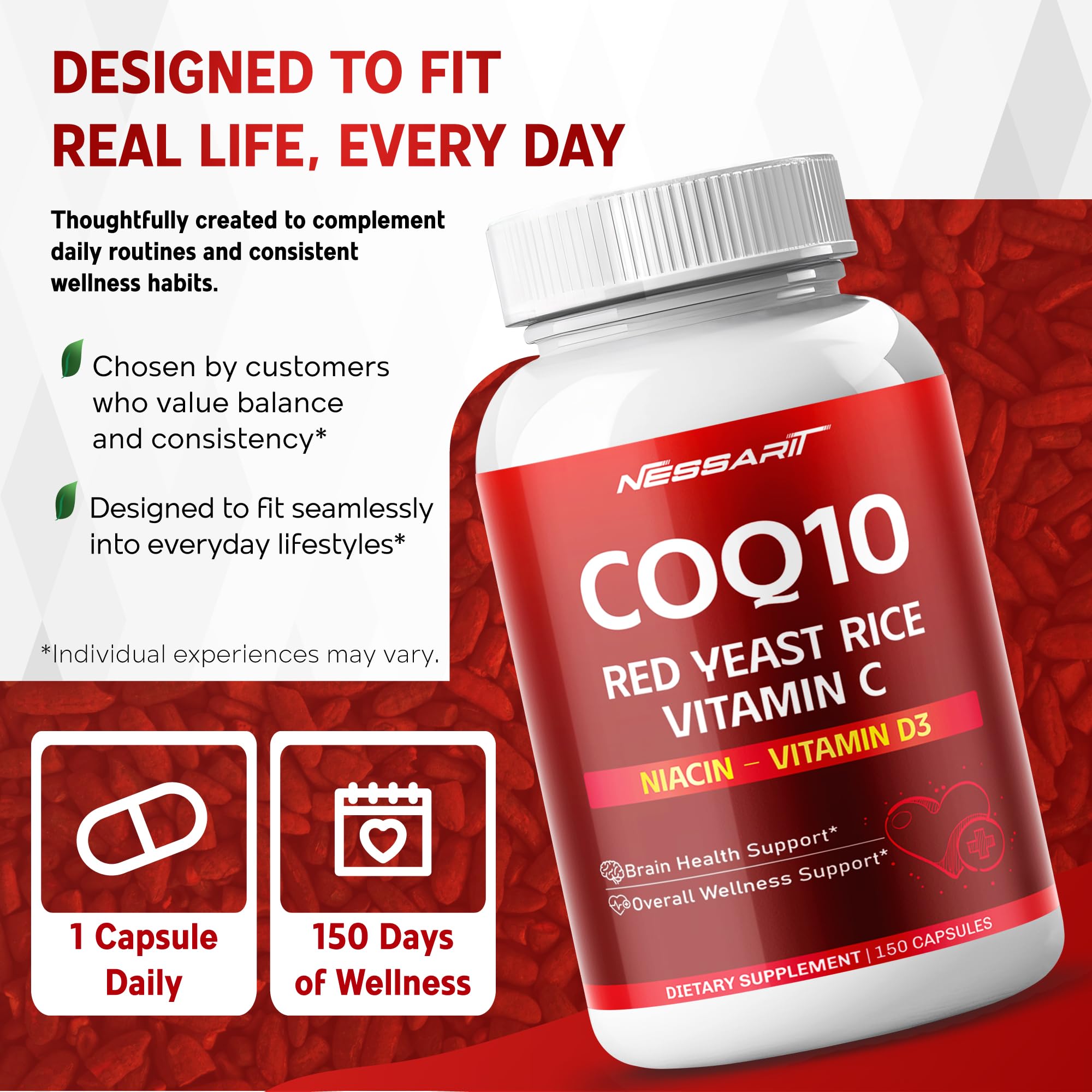 red yeast rice plus for overall vitality