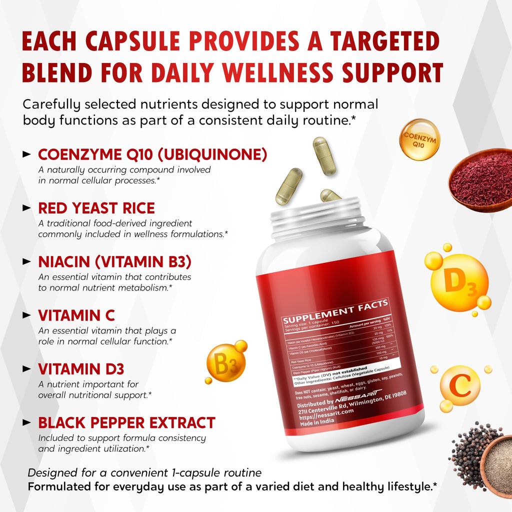 red yeast rice supplement for healthy cholesterol