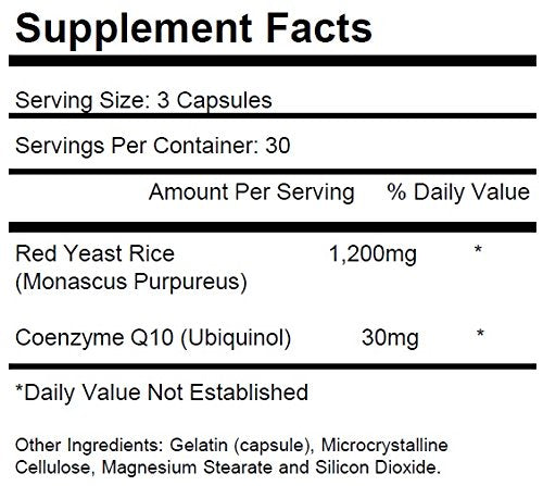 red yeast rice with CoQ10 benefits