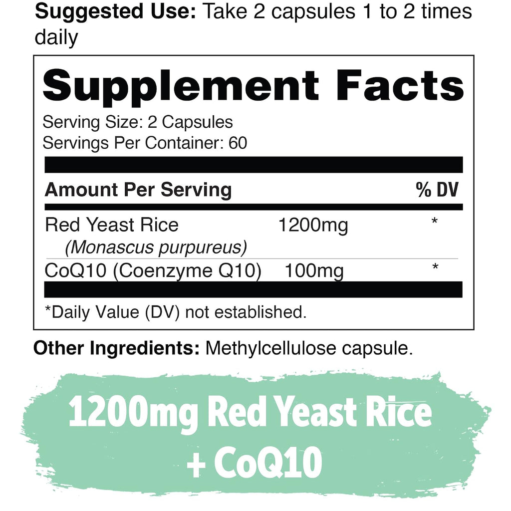 red yeast rice with CoQ10 benefits