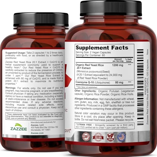 red yeast rice with CoQ10 benefits