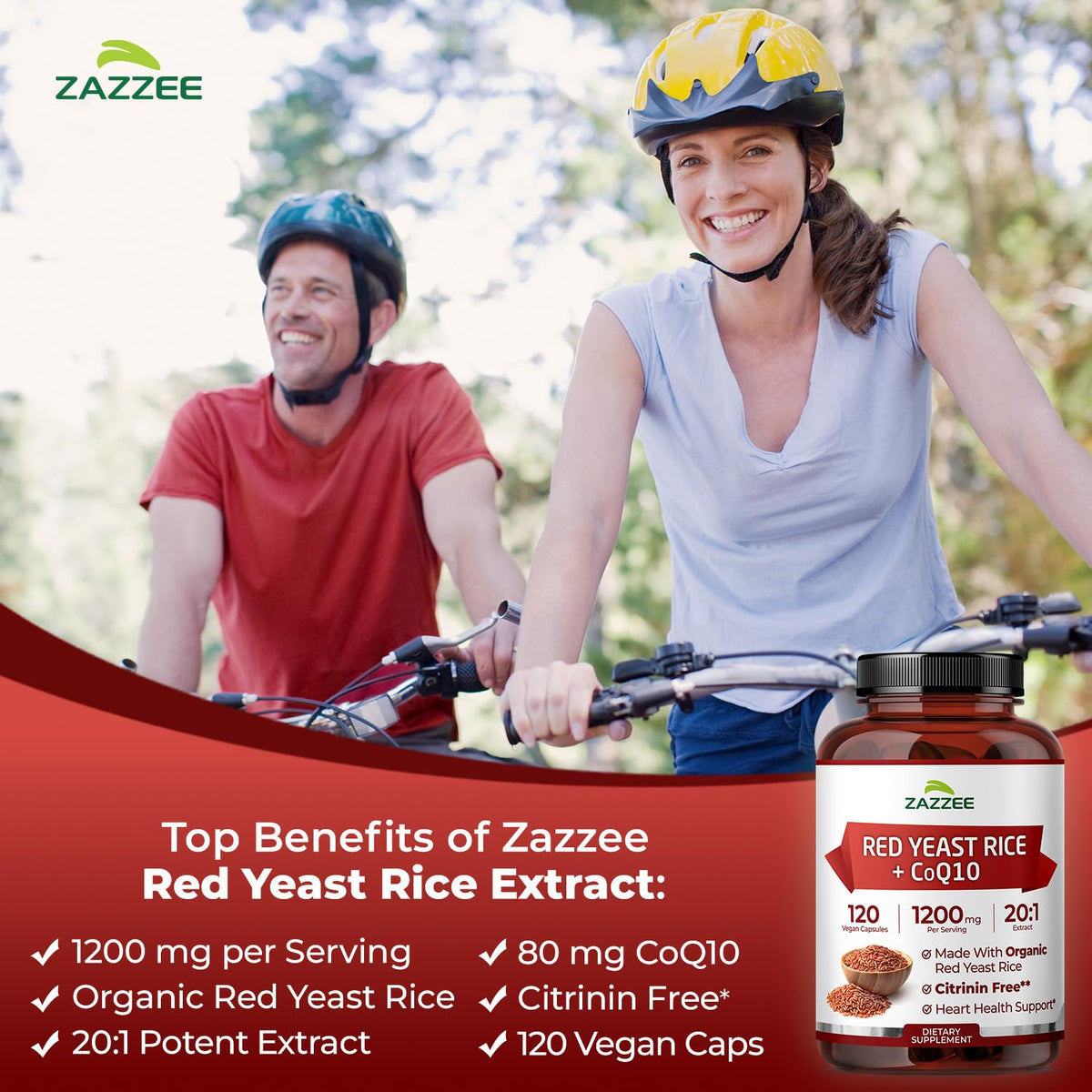 Red yeast rice with CoQ10
