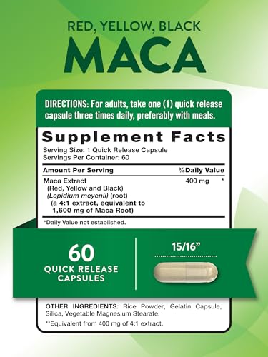 Red yellow black maca blend