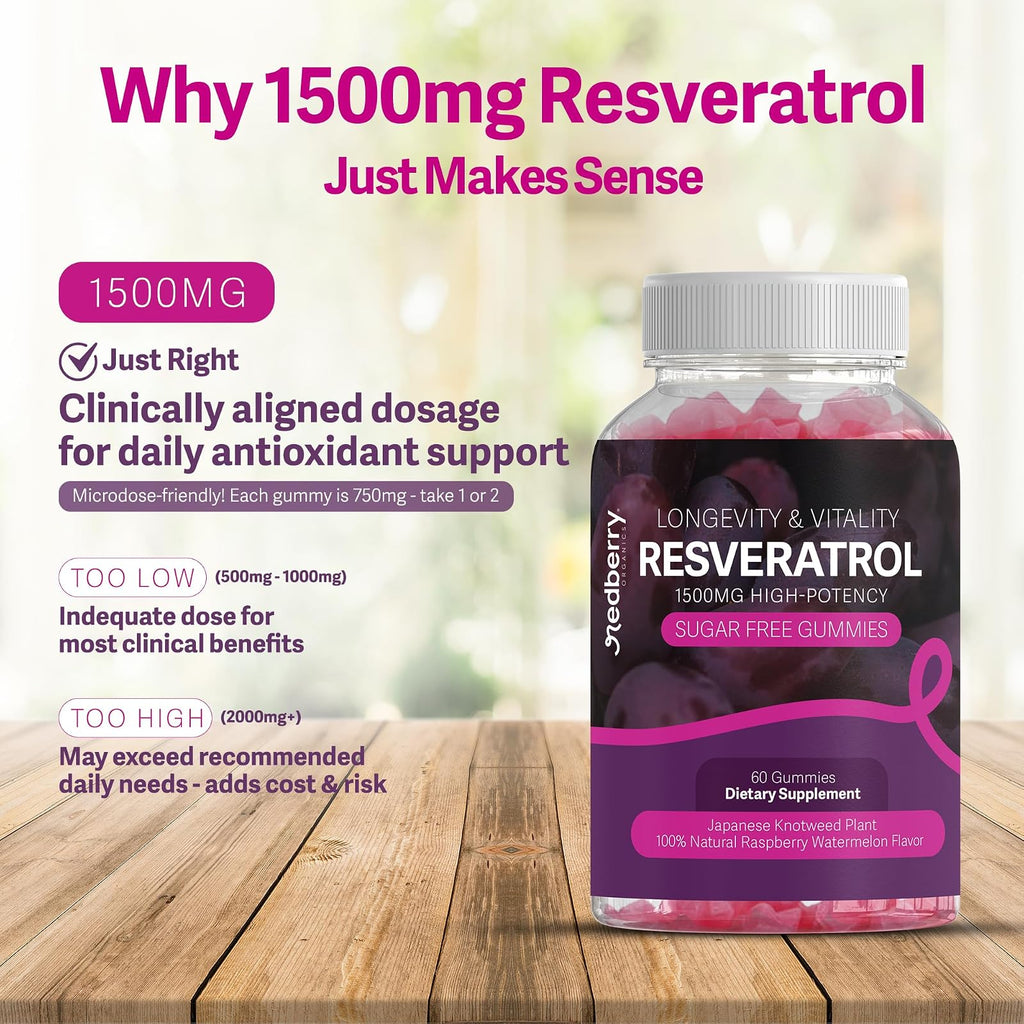 Redberry Organics gummy supplements for vitality