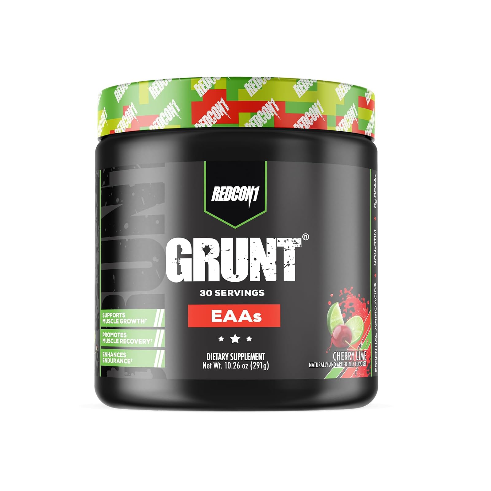 REDCON1 Grunt EAAs Cherry Lime recovery drink