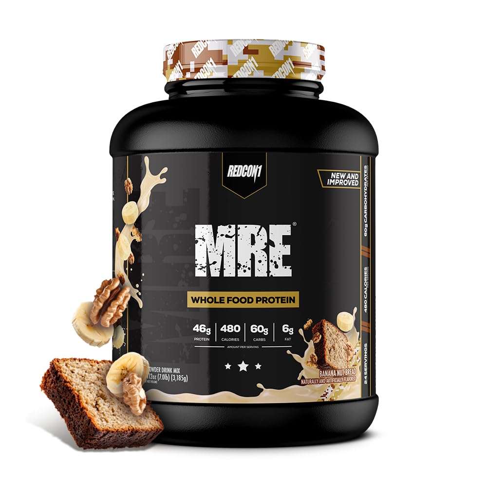 REDCON1 MRE banana nut bread protein powder