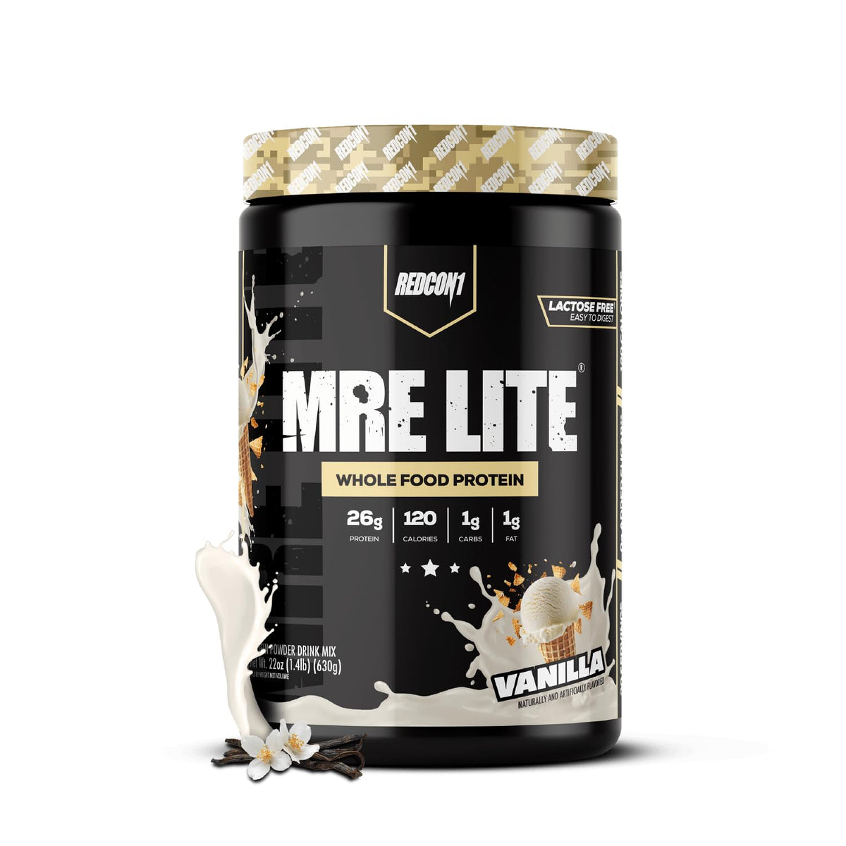 REDCON1 MRE LITE vanilla protein powder
