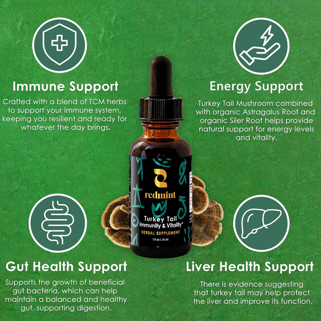 Redmint adaptogen mushroom tincture