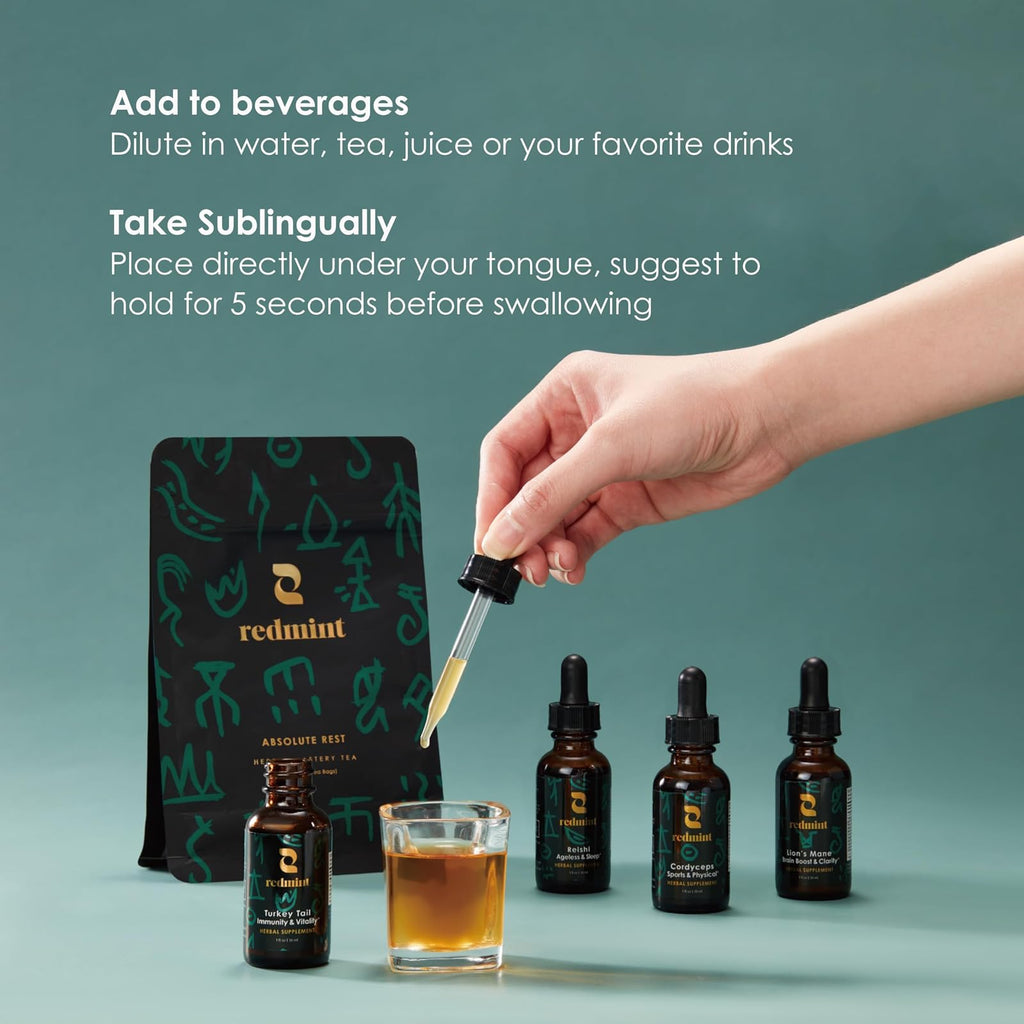 Redmint adaptogen tincture for wellness