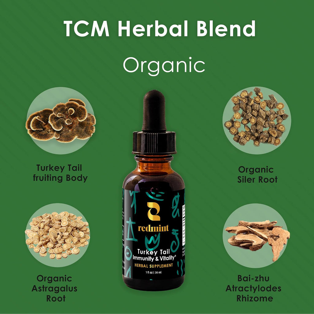 Redmint herbal tincture for vitality