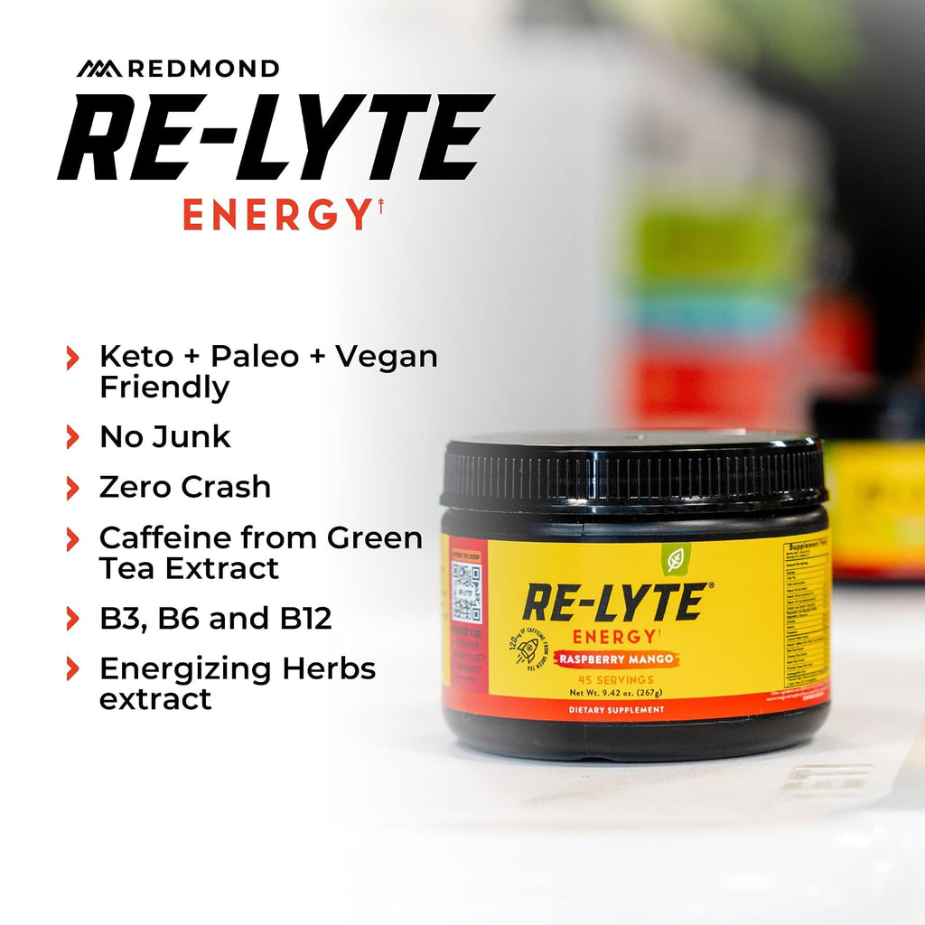 Redmond electrolyte tablets for energy