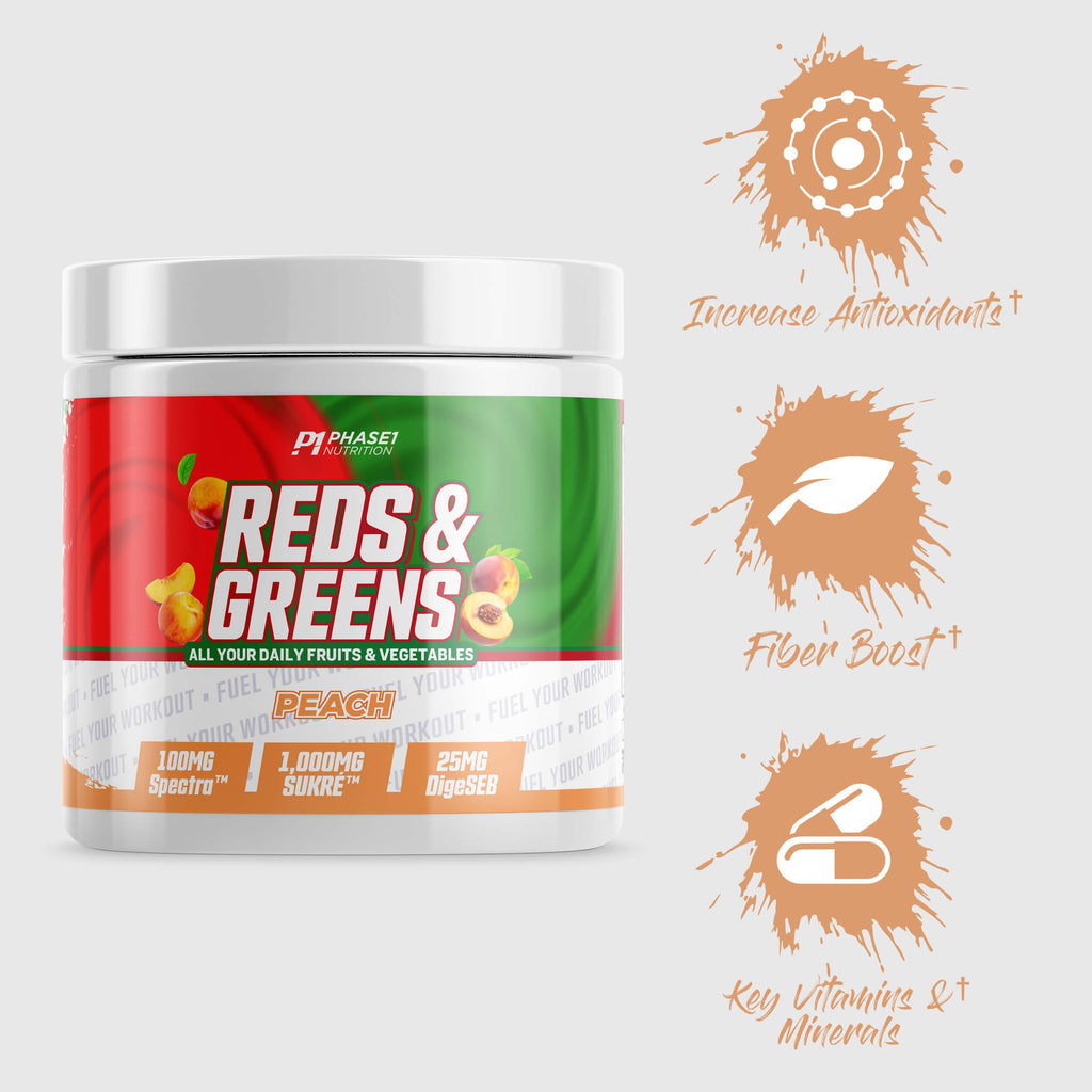Reds and Greens spirulina for energy boost