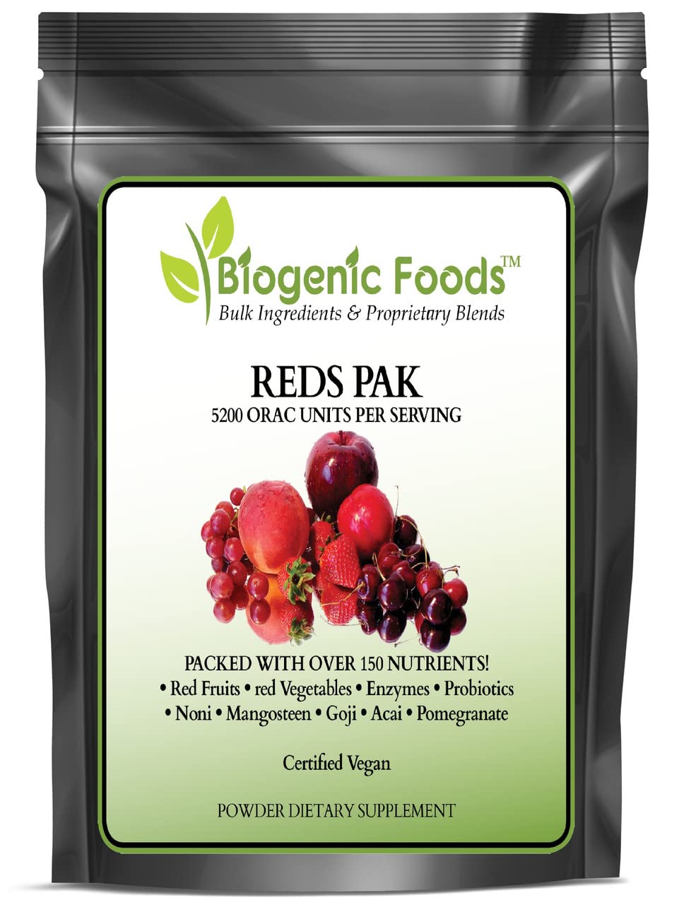Reds Pak organic super fruit blend