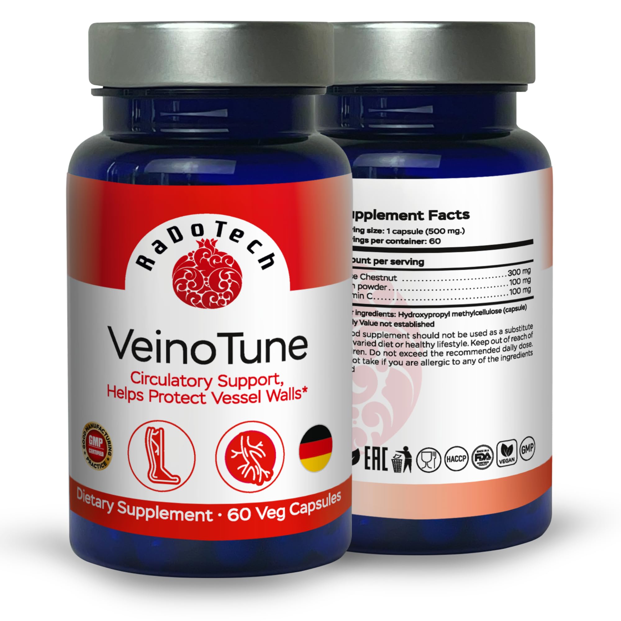 reduce swelling with VeinoTune