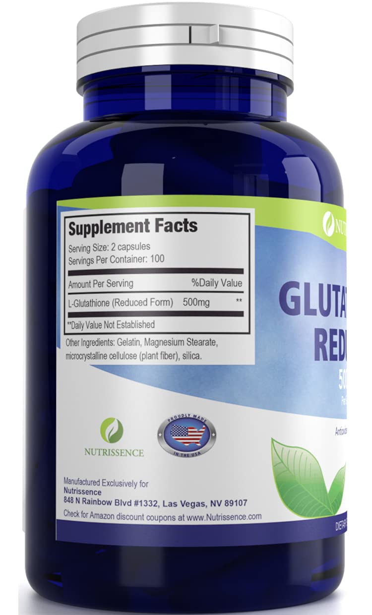 Reduced Glutathione antioxidant support