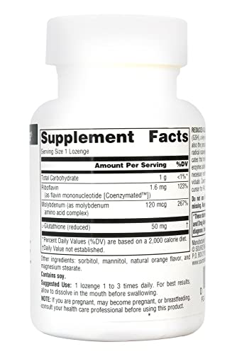 Reduced glutathione complex for detox support